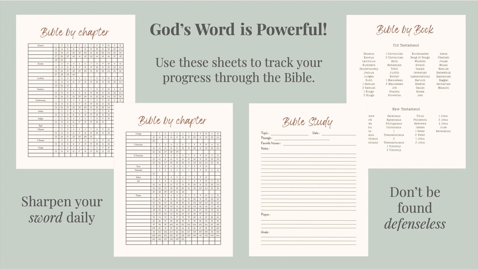 Christian Binder Template: Guided Prayer, Bible Study, Verse Mapping ...