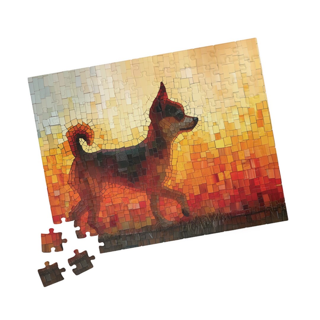 Chihuahua Mosaic Jigsaw Puzzle for Puzzle Lovers, 1000 Piece Puzzle ...