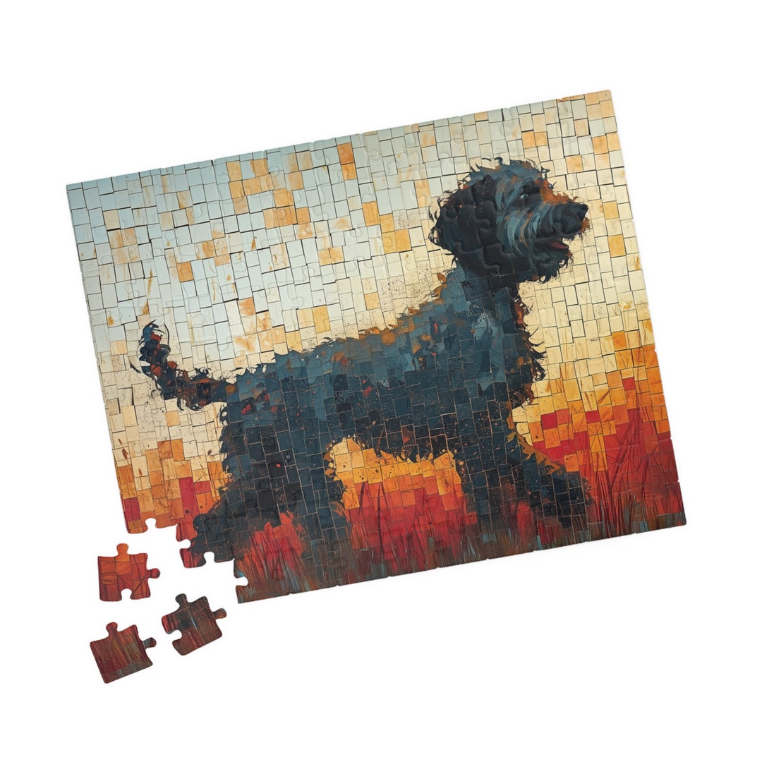 Labradoodle Mosaic Jigsaw Puzzle for Puzzle Lovers, 1000 Piece Puzzle ...