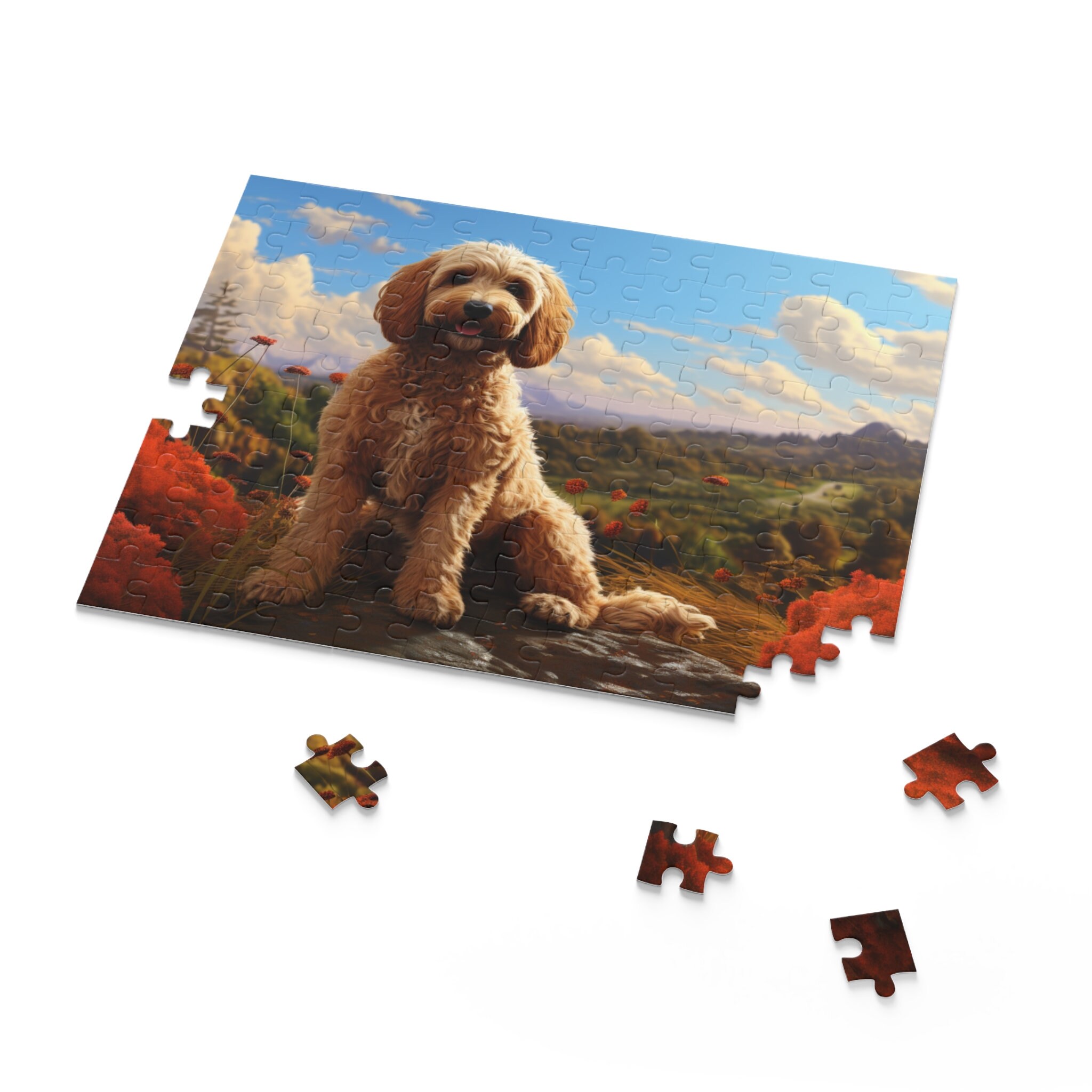 Labradoodle Jigsaw Puzzle Box, Beautiful Nature Puzzle Best Holiday ...