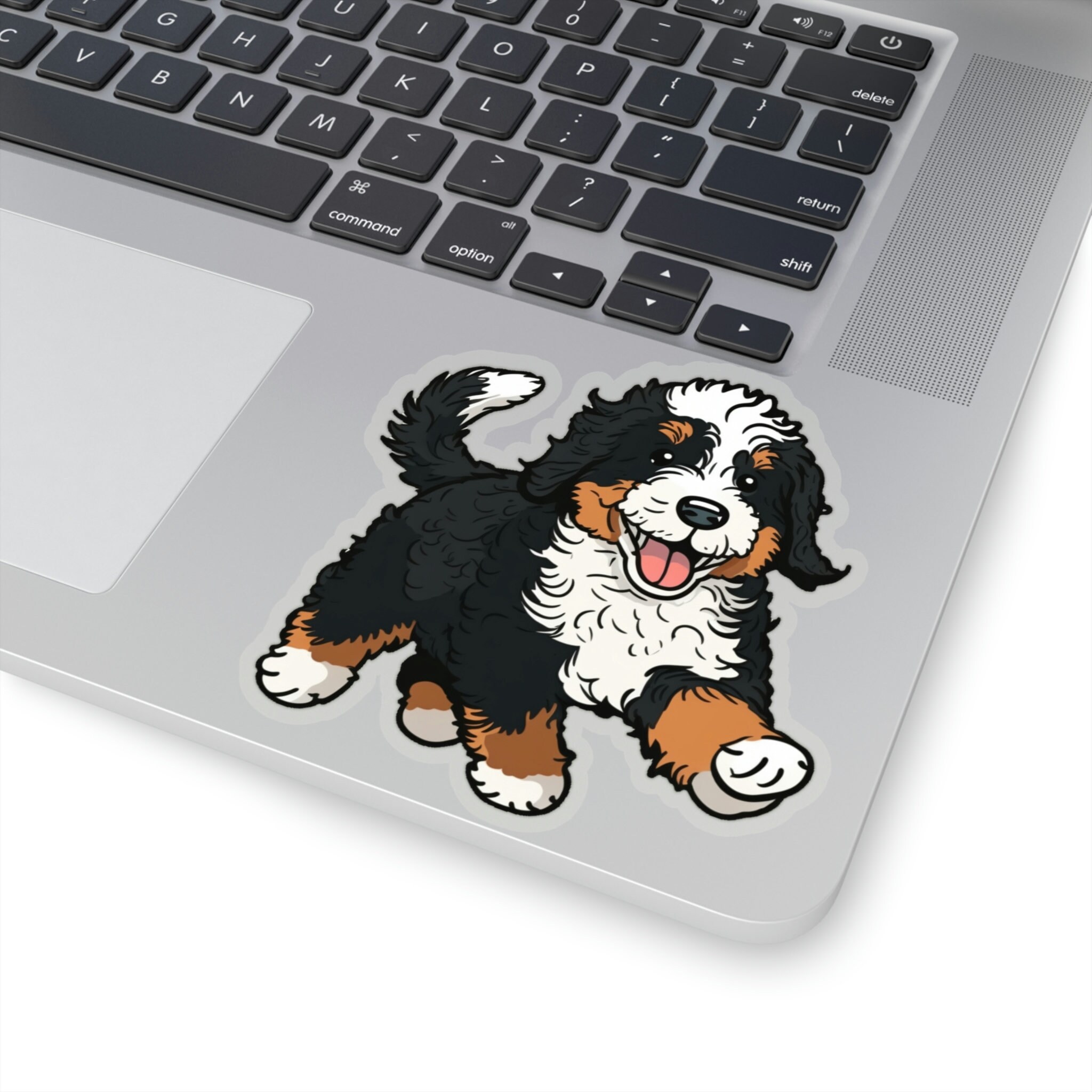 Cute Bernedoodle Sticker, Doodle Computer Sticker, Dog Lover Sticker ...