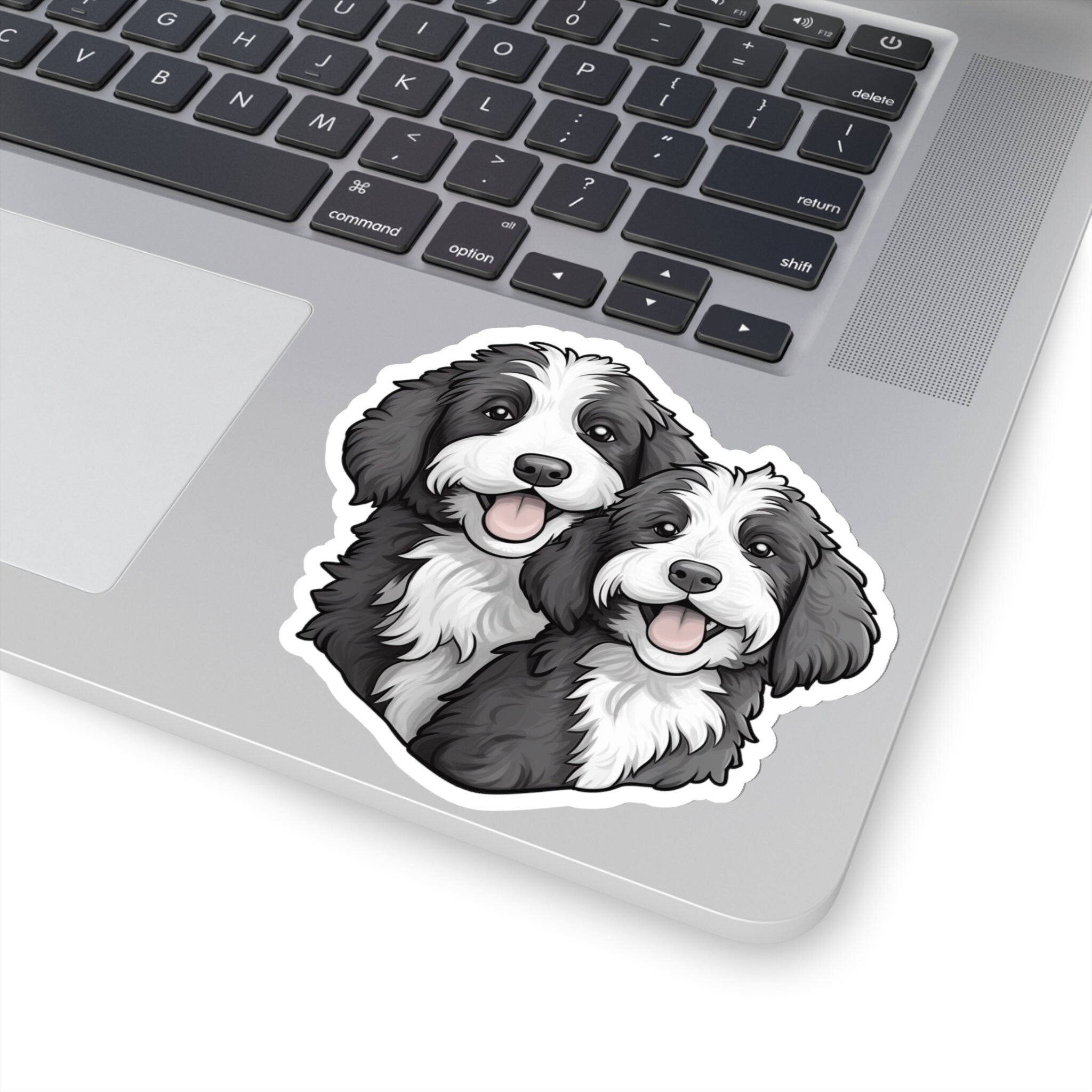Bernedoodle Sticker Cute Doodle Computer Sticker Dog Lover - Etsy
