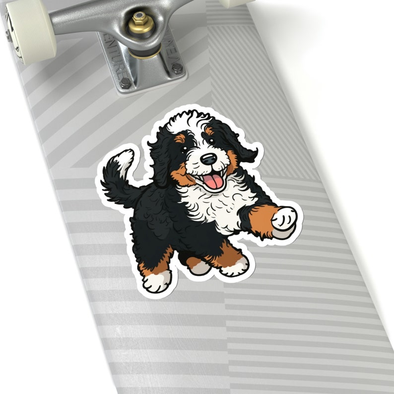 Cute Bernedoodle Sticker, Doodle Computer Sticker, Dog Lover Sticker ...