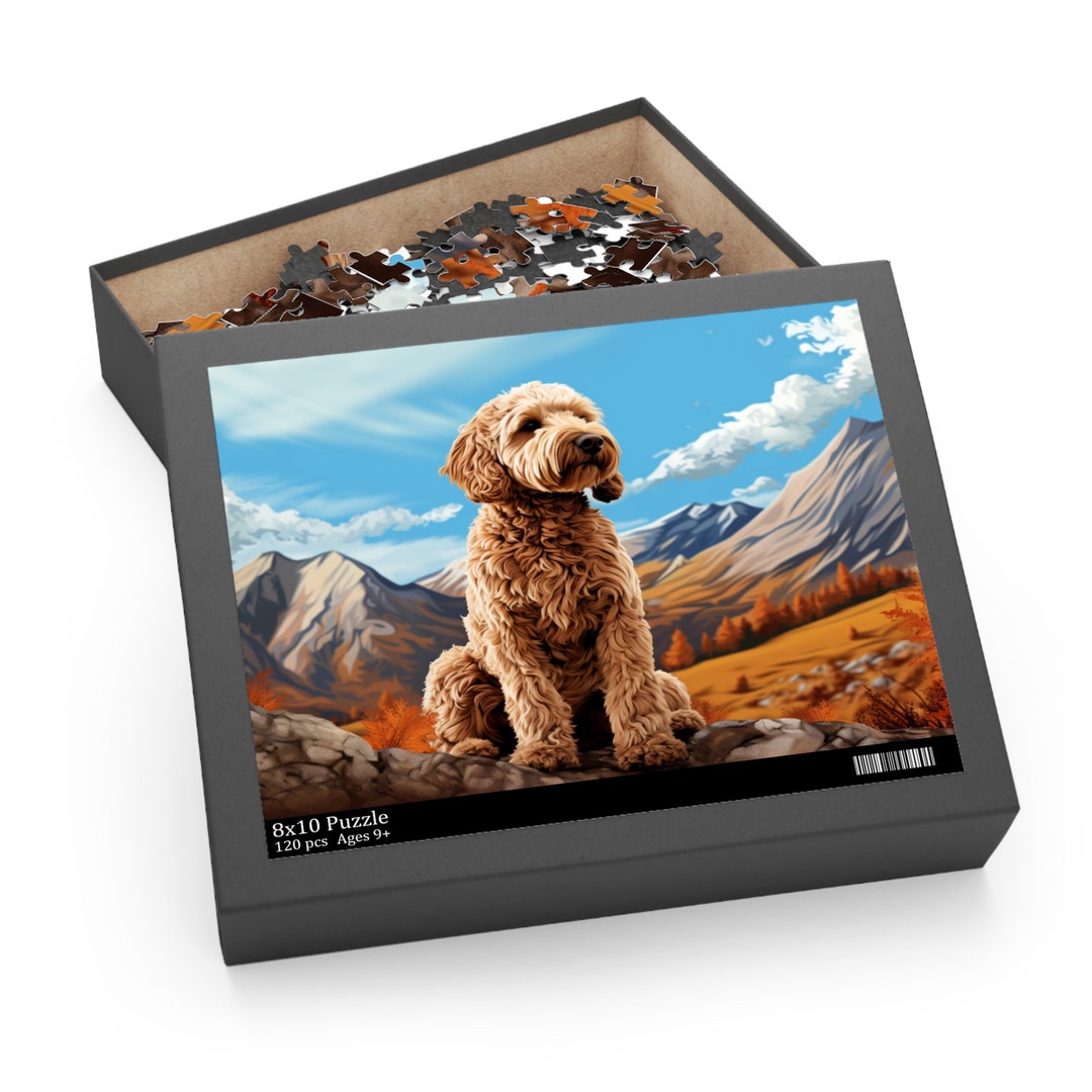Labradoodle Jigsaw Puzzle Box, Beautiful Nature Puzzle Best Holiday ...
