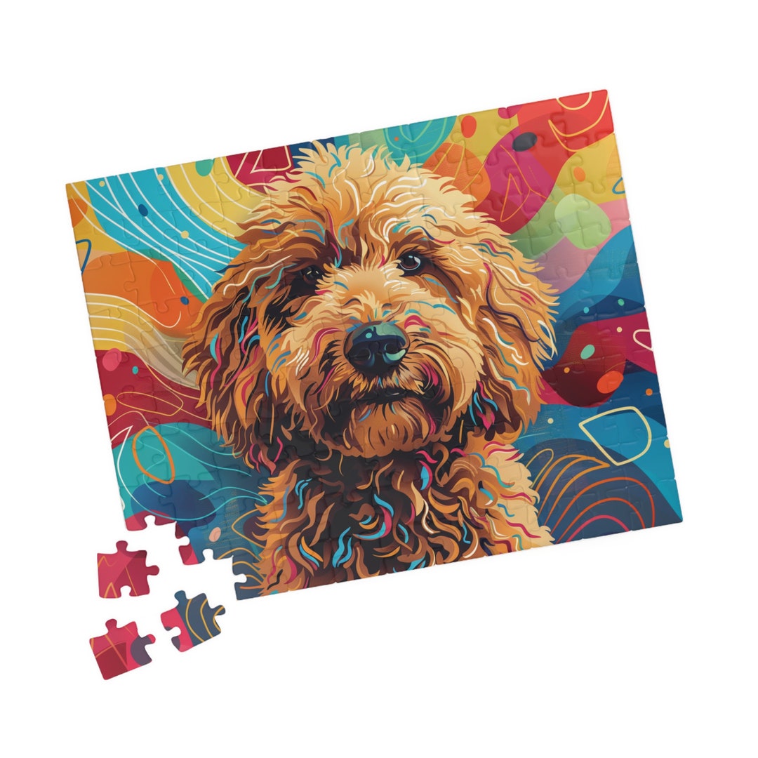 Goldendoodle Jigsaw Puzzle for Dog Lovers, Colorful 1000 Piece Puzzle ...