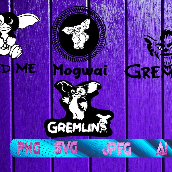 Gremlin Svg - Etsy