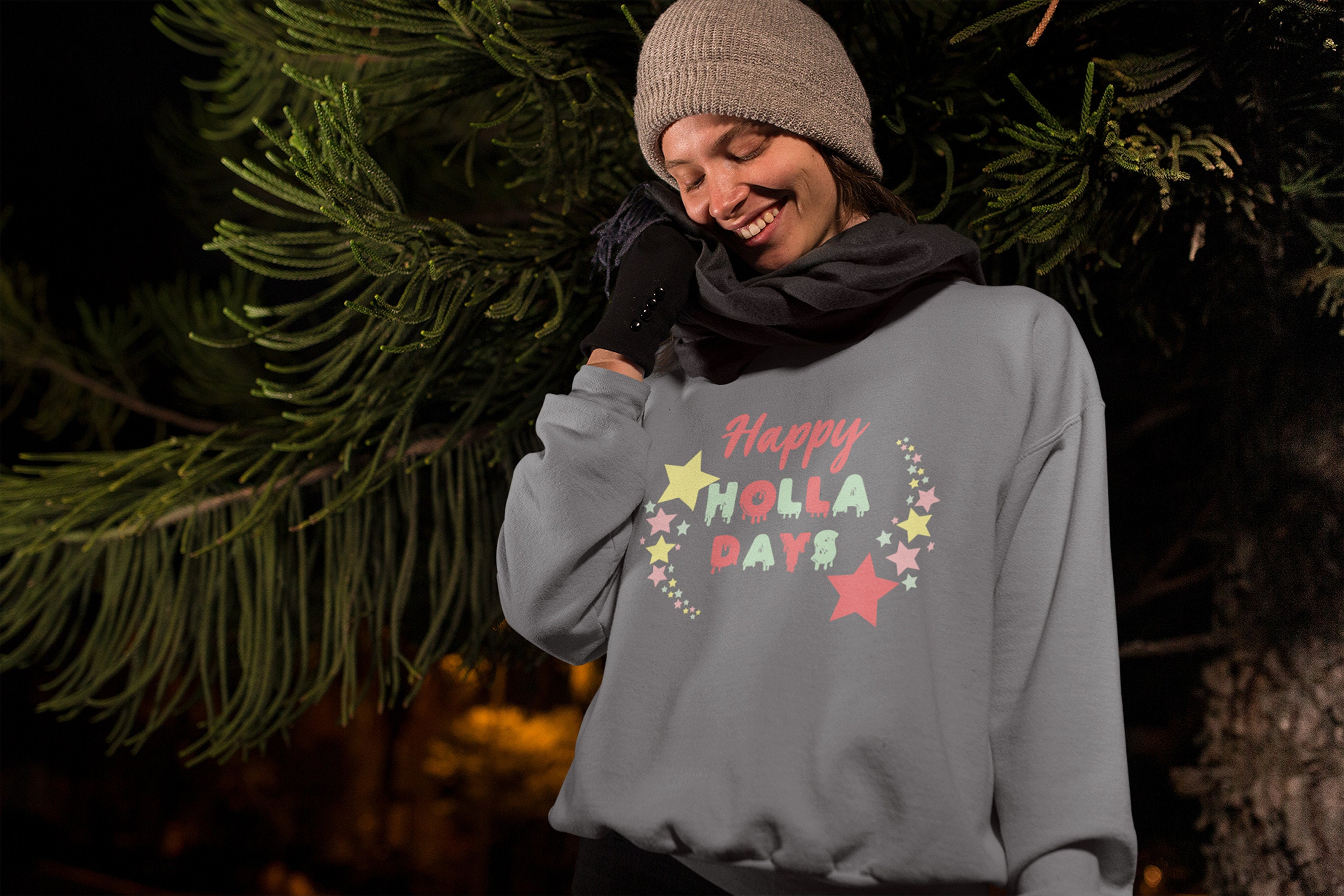 Happy Holla Days, Svg Png Jpg Ai, Funny Xmas Youths Shirt,kwanzaa Svg ...