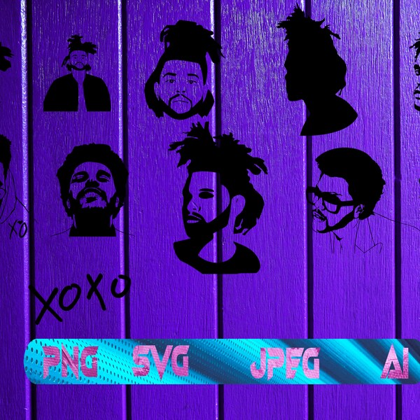 The Weeknd Svg - Etsy