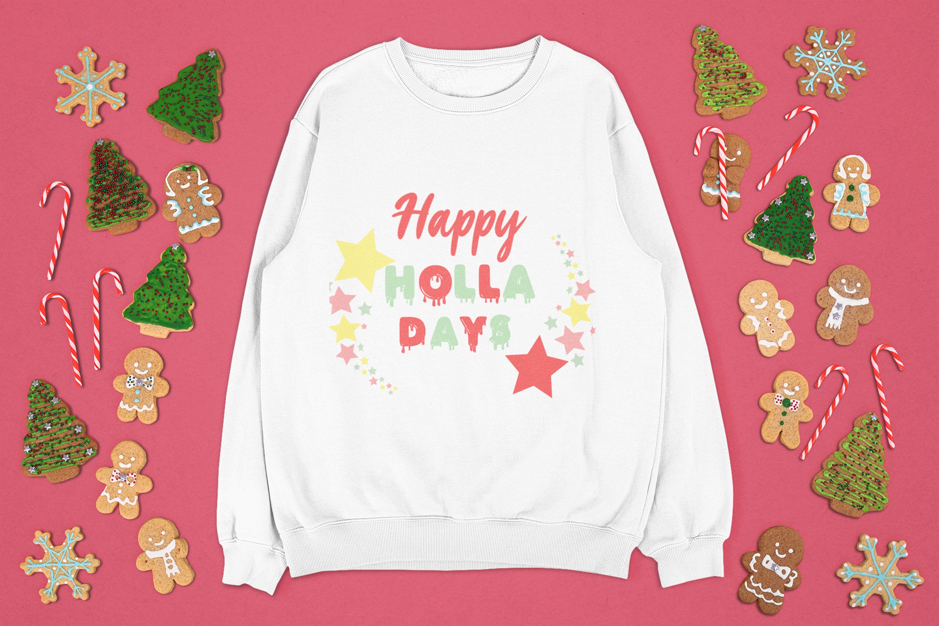 Happy Holla Days, Svg Png Jpg Ai, Funny Xmas Youths Shirt,kwanzaa Svg ...