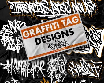 Graffiti Wall Art Name - Etsy