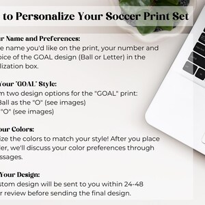 Personalized Soccer, Football Name Print, Custom Sports Wall Art ...