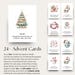 24+ Printable Advent Activity Cards for Kids, Kids Advent Cards ...
