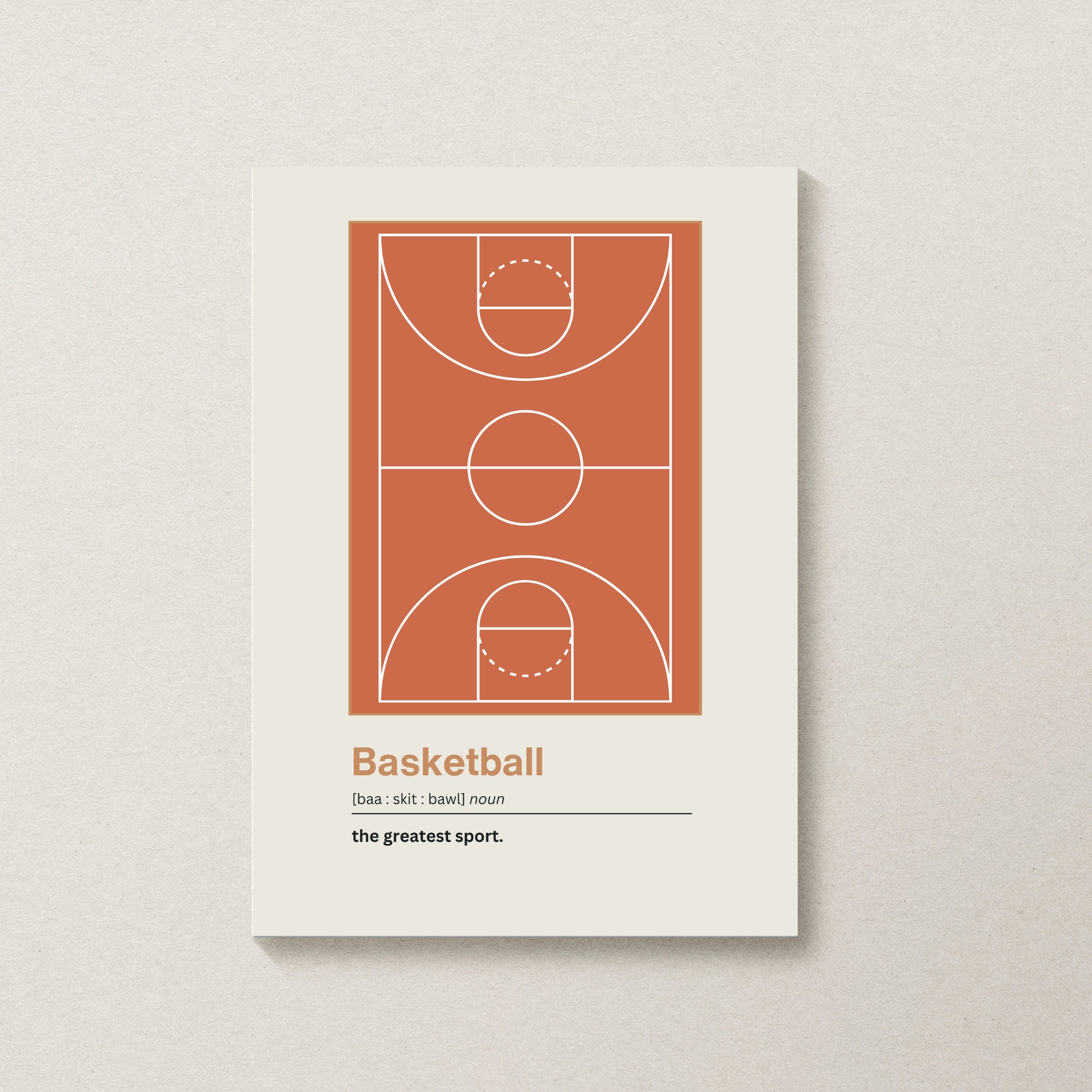 Basketball Definition | Retro Colours | Boys Room Décor | Basketball ...