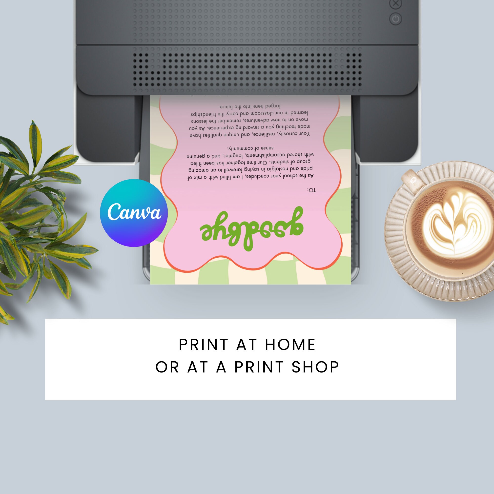 Goodbye Letter From Teacher, Retro, Gift, Farewell, End of Year ...