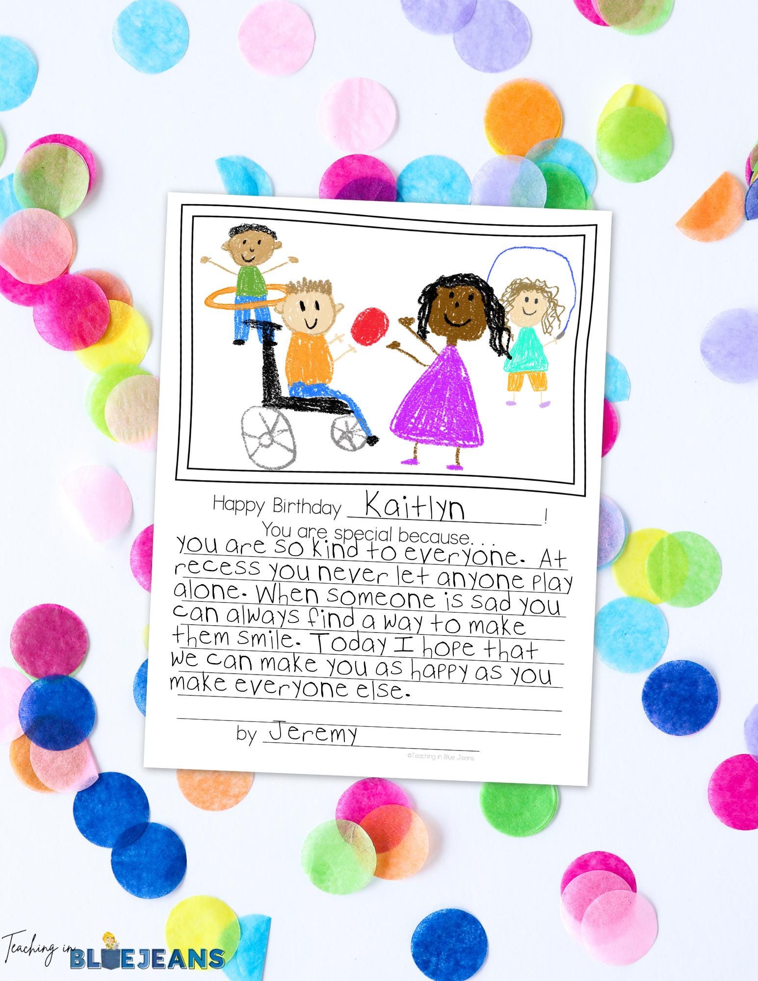 Happy Birthday Book – Personalized Student Birthday Gift From Class or ...