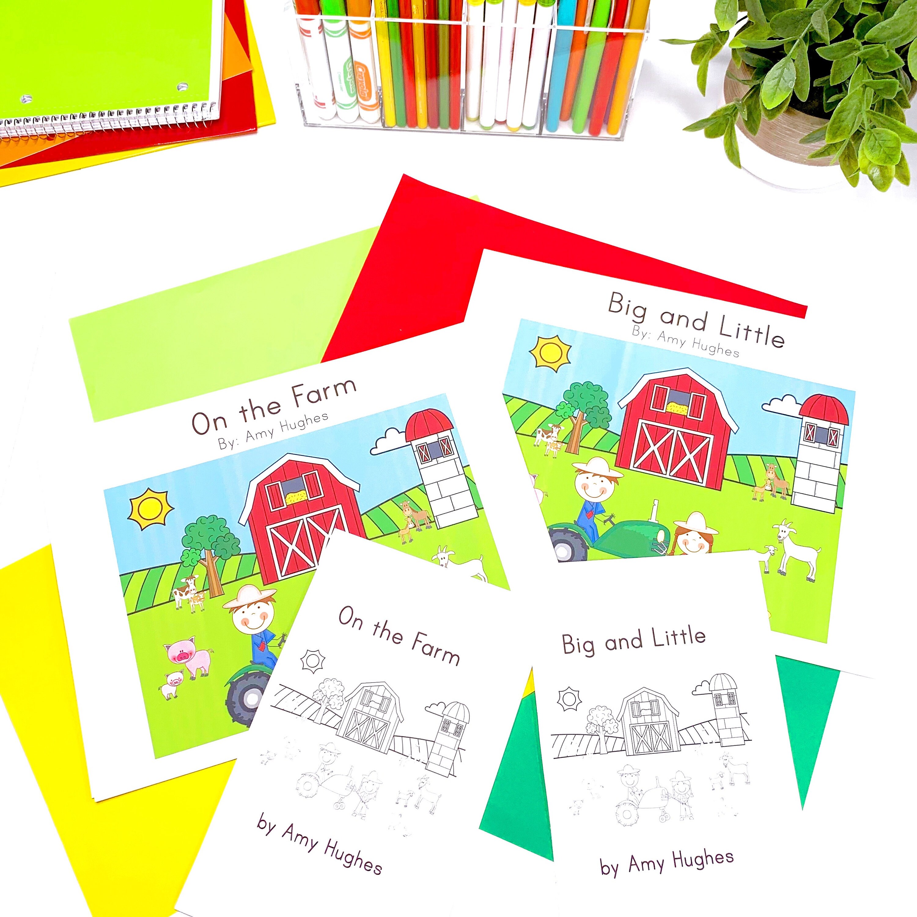 Farm Sight Word Books & Printables – Learn to Read Activities With High ...