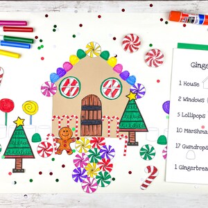 Design a Gingerbread House Math Craft for Numbers to 20 | Christmas ...
