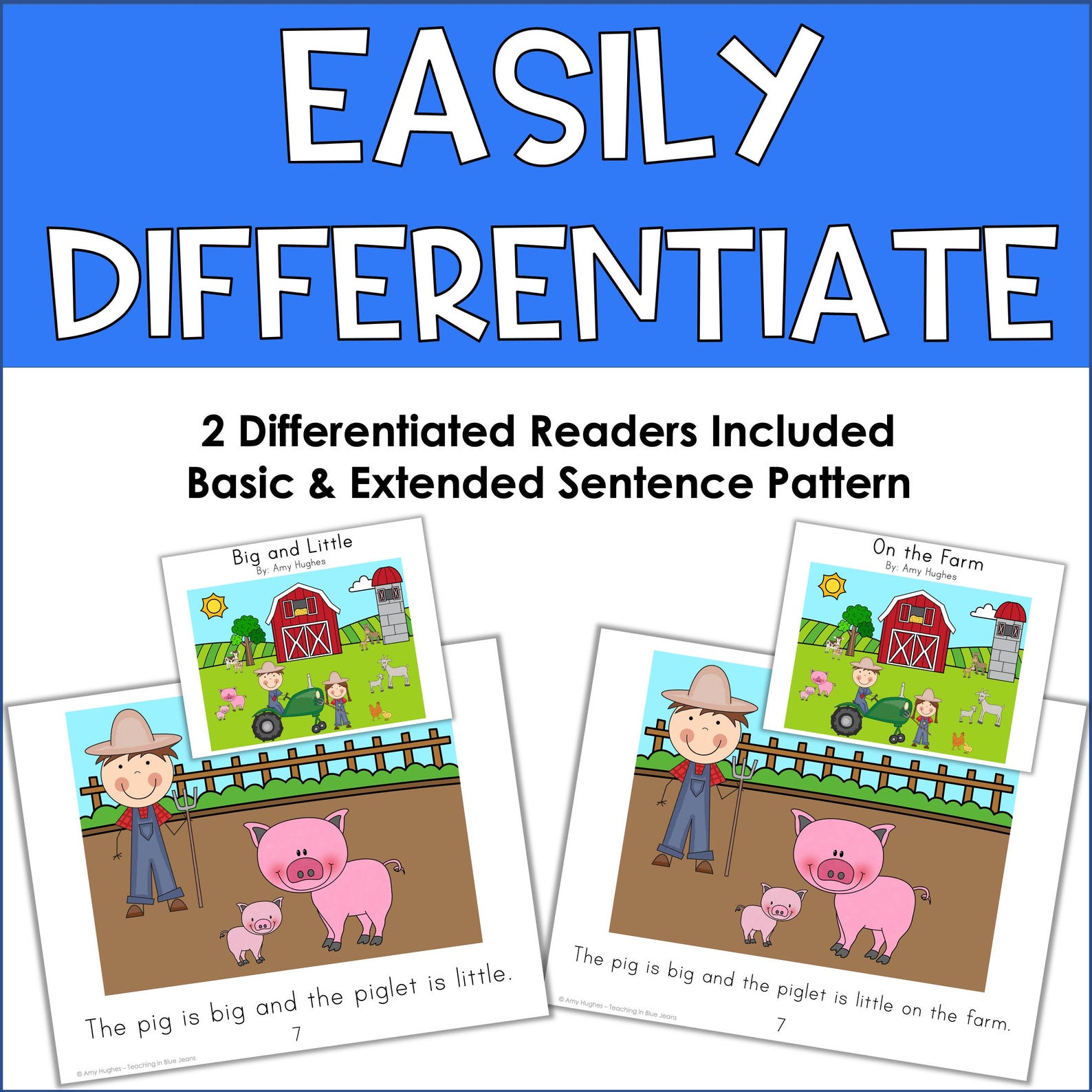 Farm Sight Word Books & Printables – Learn to Read Activities With High ...