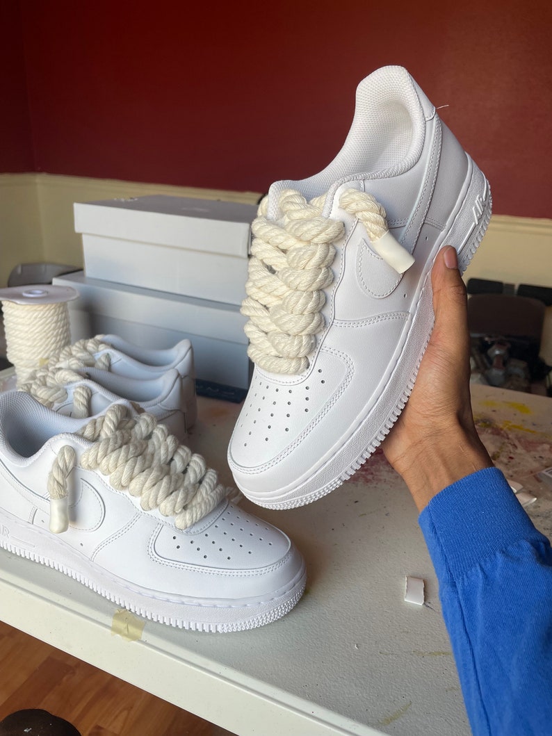 Rope Lace Custom Air Force 1s - Etsy