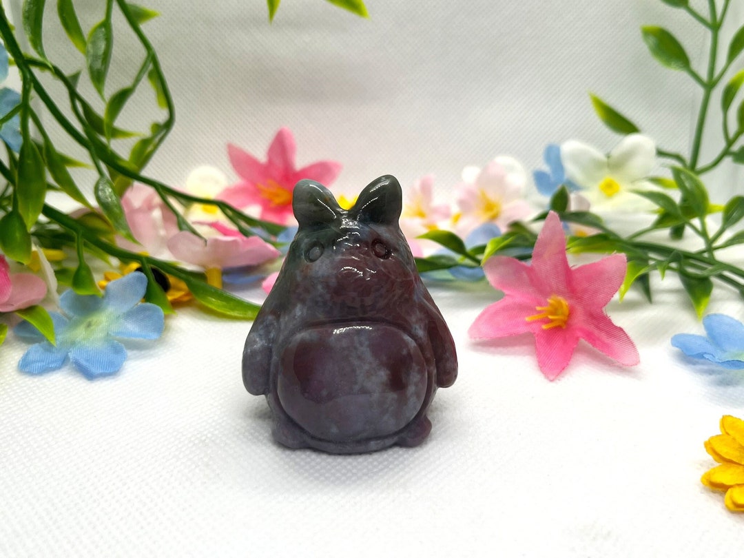 Totoro Crystal Carving - Etsy