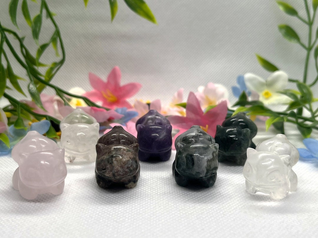 Bulbasaur Pokemon Crystal Carvings *you Choose* - Etsy