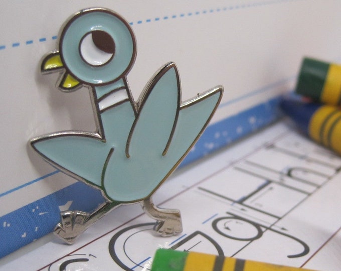 Pigeon Book Mo Willems Preschool Teacher Pin Enamel Pin Daycare Teacher ...