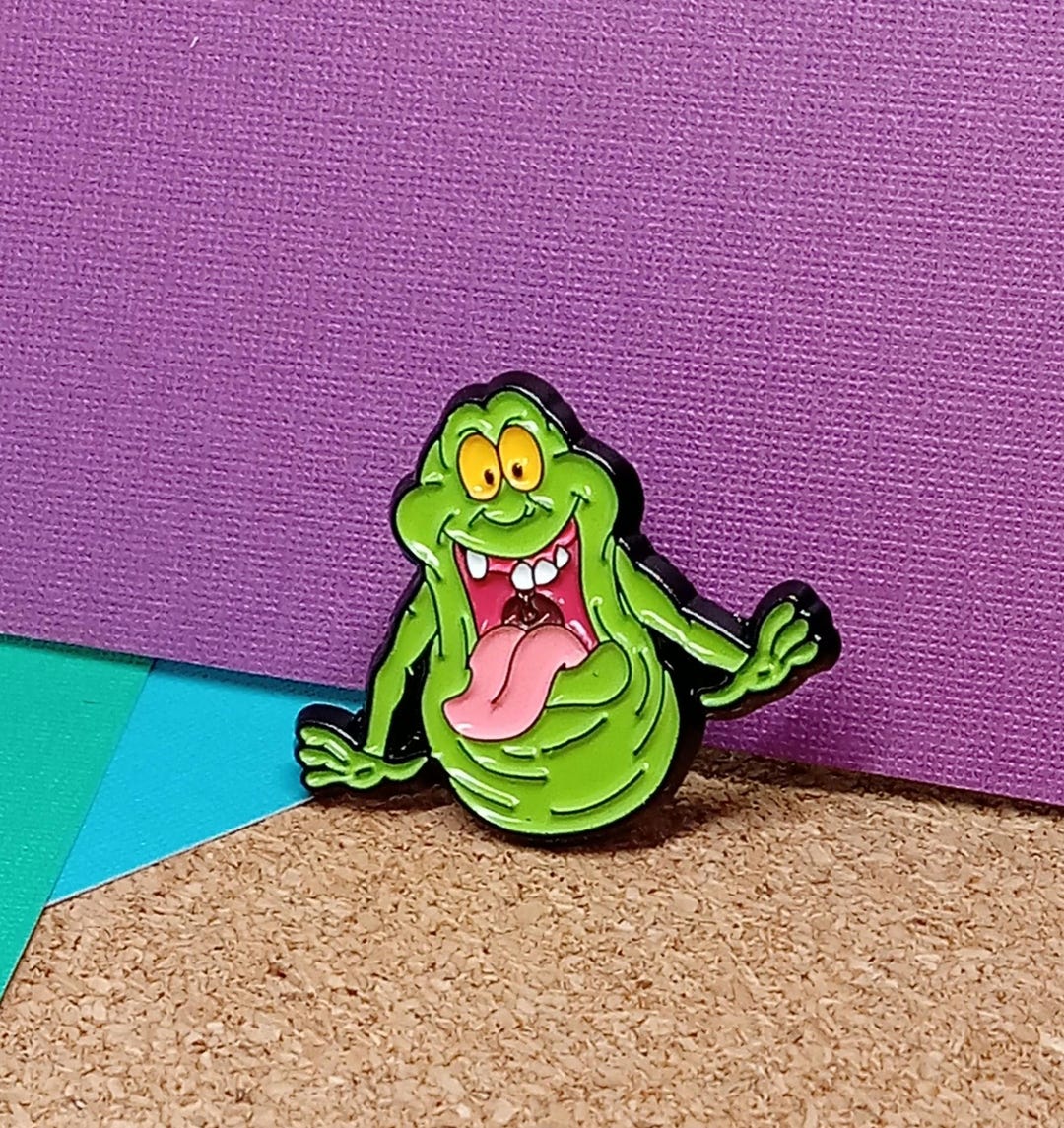Ghostbusters Pin Slimer Pin 80s Pin 90s Movie Pin Cartoon Pin Enamel ...