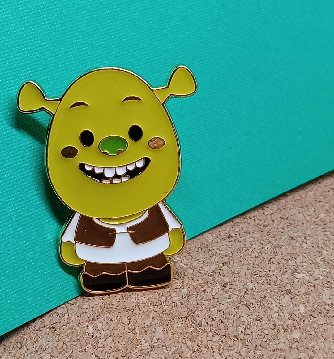 Shrek Pin 2000s Cartoon Enamel Pin Cute Enamel Pin 90s Kid Pin Adorable ...