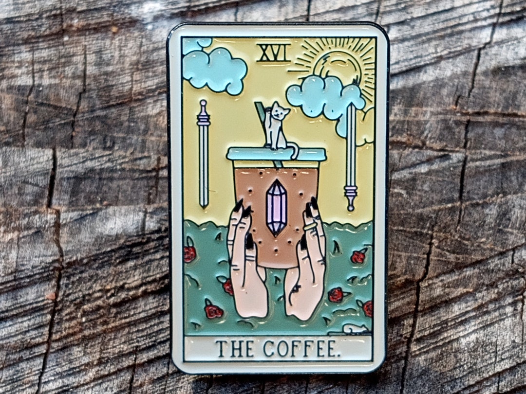 Coffee Enamel Pin Barista Coffee Lover Pin Gift Funny Wine Pin Women's ...