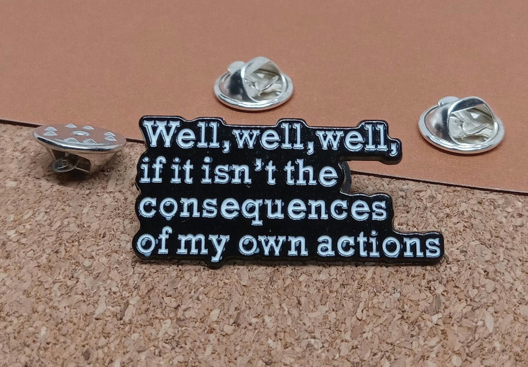 Funny Enamel Pin Sarcastic Enamel Pin Gift Dark Humor Pin Hilarious ...