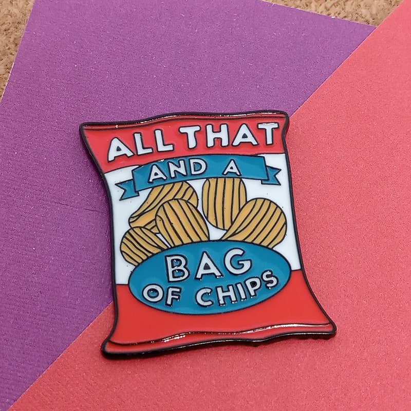 90s Bag Pin - Etsy