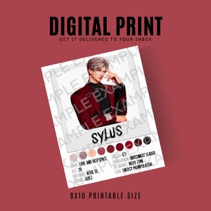 Sylus Love and Deepspace Poster | Digital Download | 8x10, A4, U.S ...