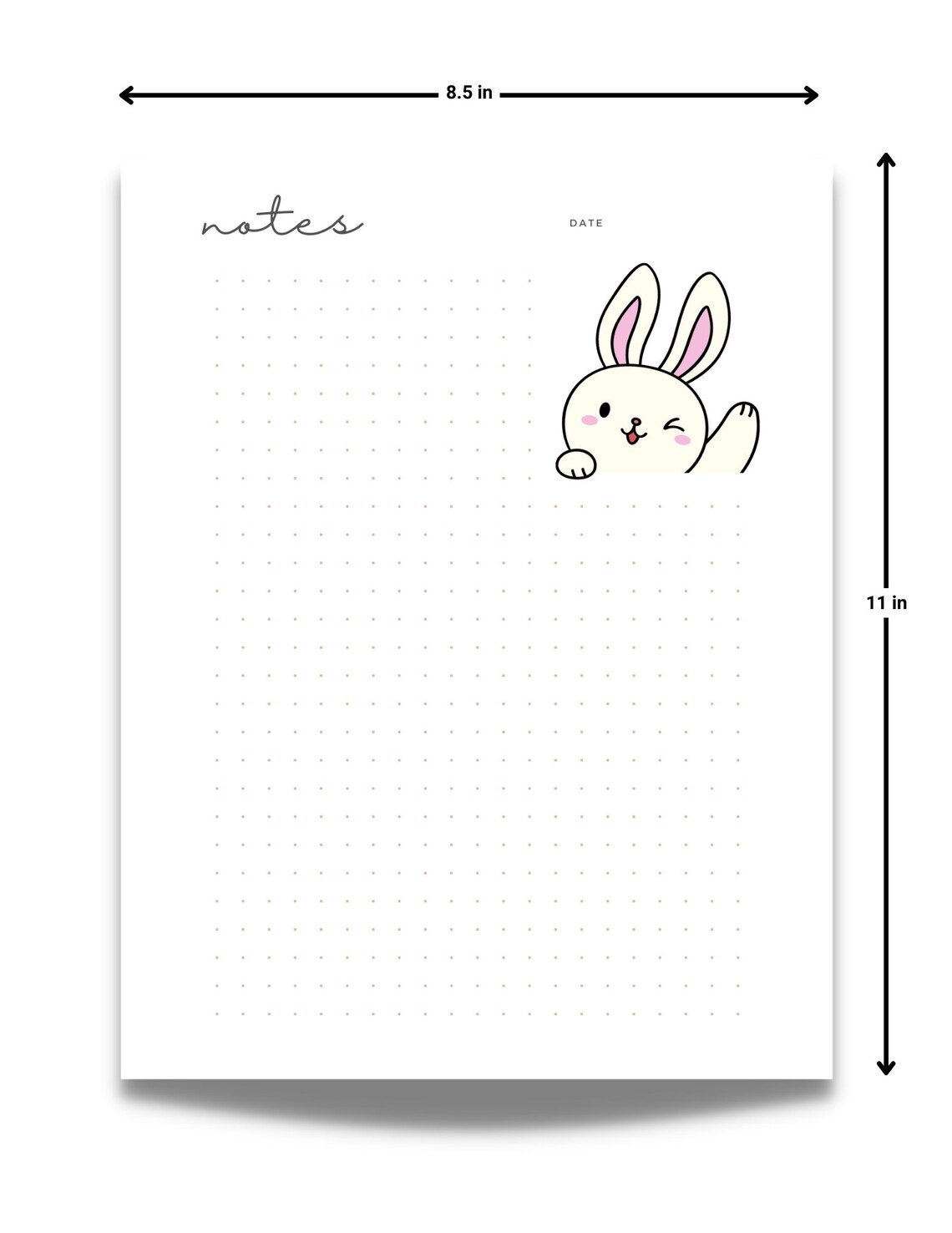 Printable Notes Pages, Blank Notes, Notes Template, Cute Notes, Year of ...