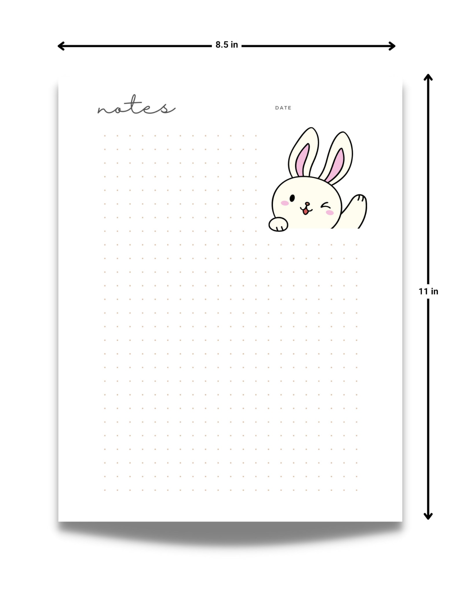 Printable Notes Pages, Blank Notes, Notes Template, Cute Notes, Year of ...