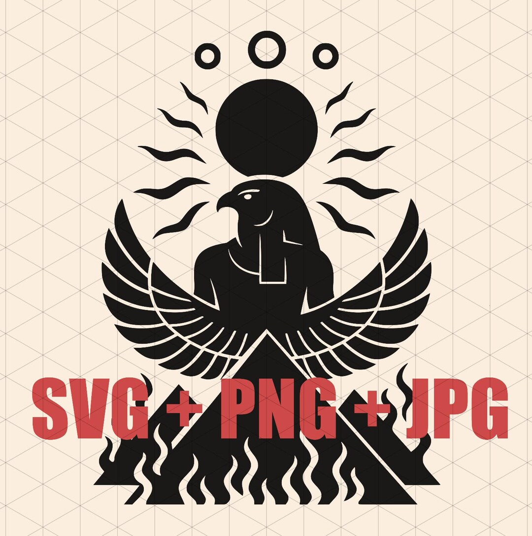 Horus Heru SVG, PNG, JPG | Ancient Egyptian Kemet Design - Etsy