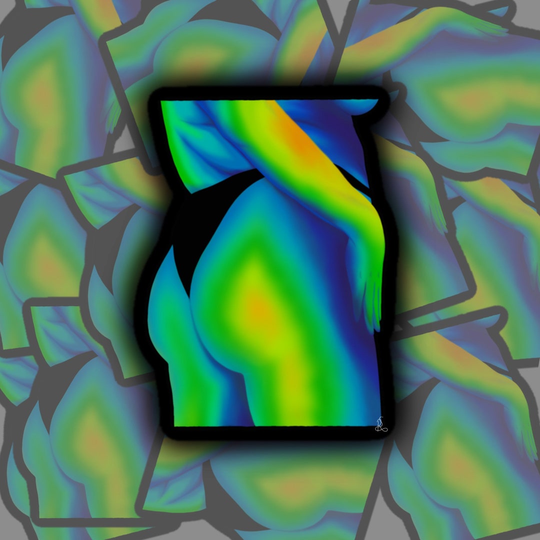 Peachy Bum Stickers Waterproof Vinyl - Etsy