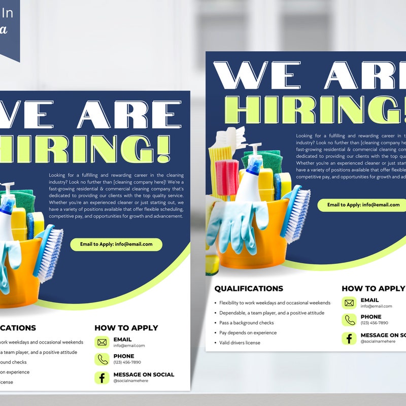 Salon Hiring Flyer - Etsy
