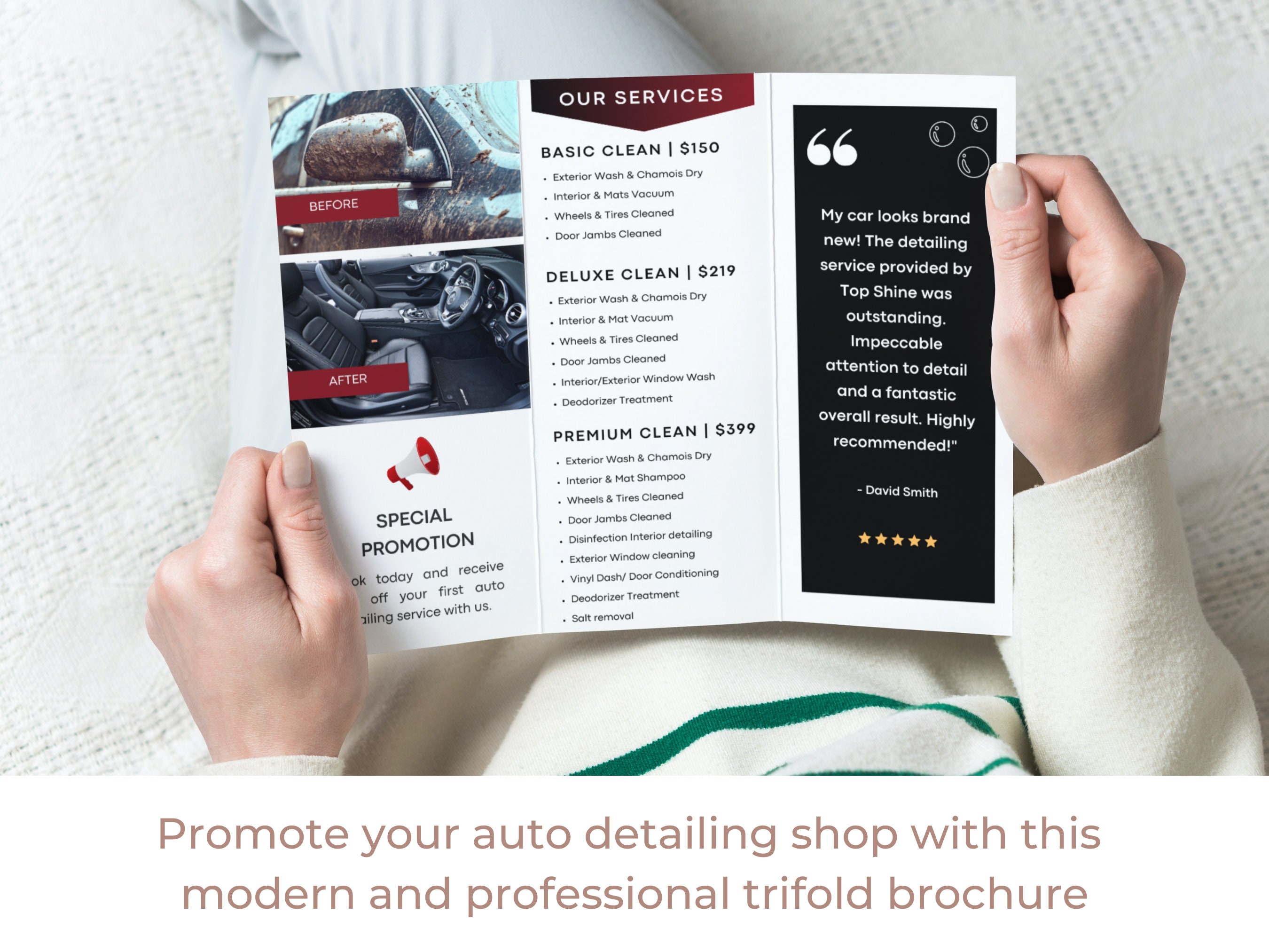 Auto Detailing Brochure Car Detailing Flyer Auto Flyer - Etsy