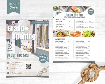 Canva Food Menu Price List Templateeditable Template Price - Etsy