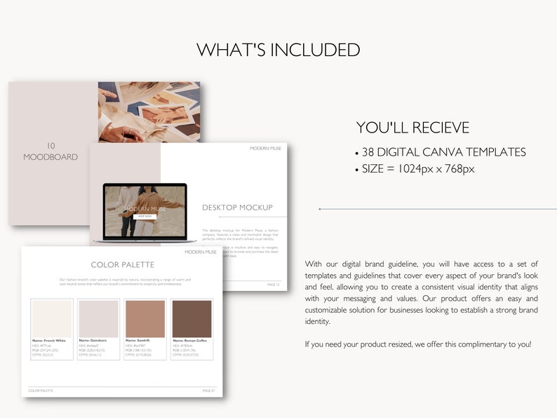 Brand Guidelines Template - Brand Style Guide, Presentation Template ...