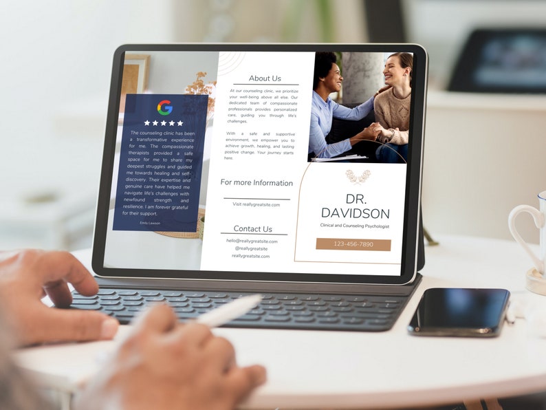 Counseling Psychology Therapy Brochure Templates Design, Mental Health ...