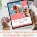 Tanning Salon Flyer Template, Editable Spray Tan Flyer, Printable ...