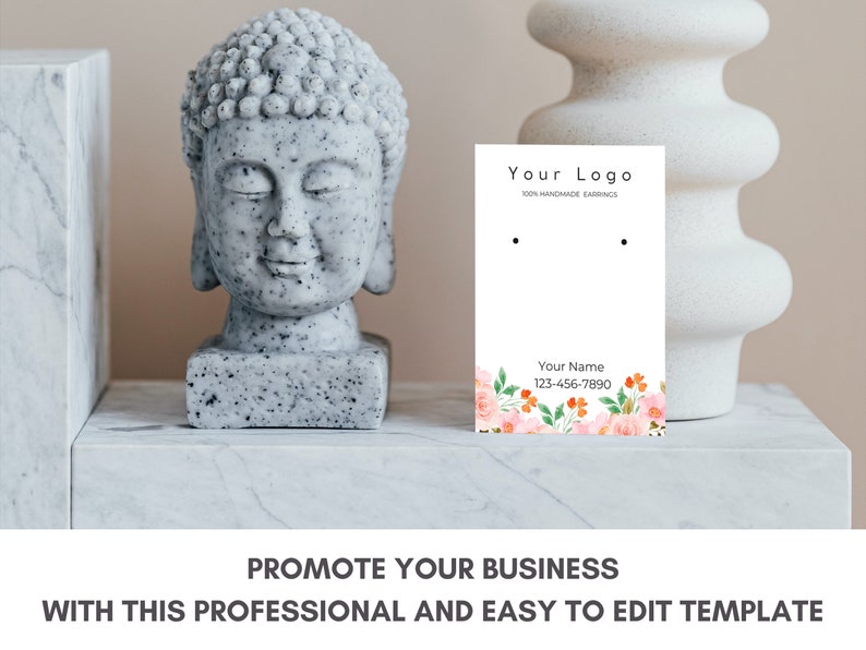 PRINTABLE Jewellery Display Template Jewelry Display Cards - Etsy