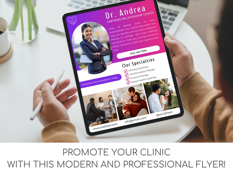 Relationship Coach Flyer Templates Editable Printable - Etsy