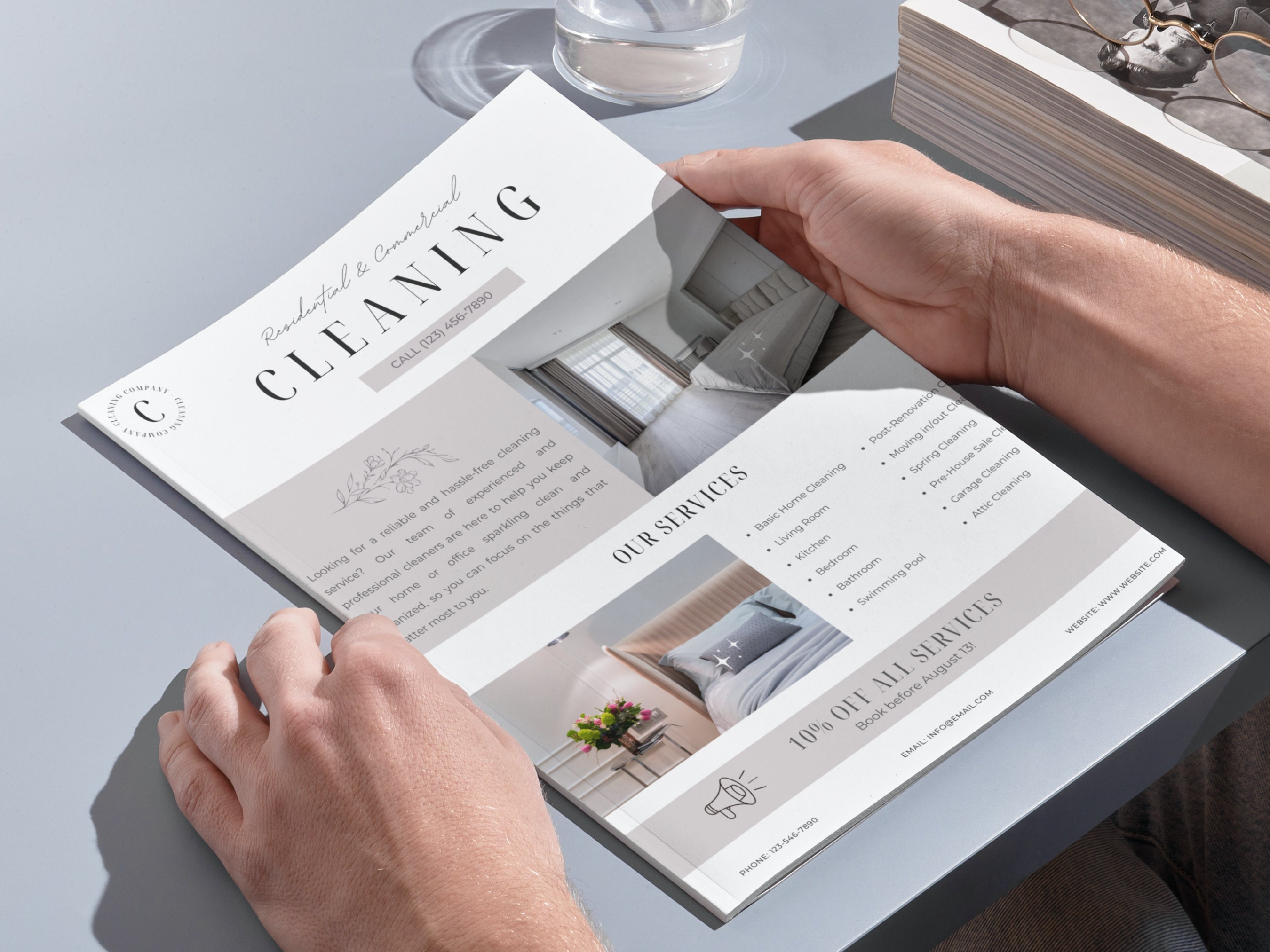 Cleaning Service Flyer DIY Flyer Cleaning Business Poster - Etsy