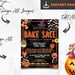 Editable Halloween Bake Sale Flyer Invitation, School Bake Sale ...