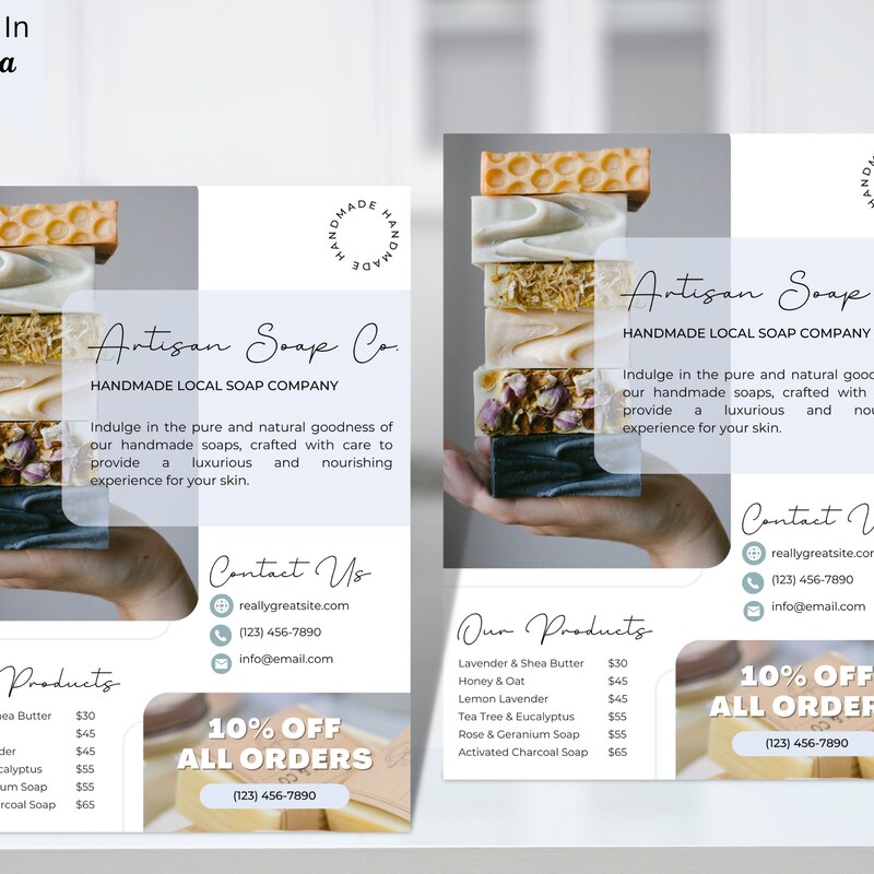 Soap Flyer - Etsy