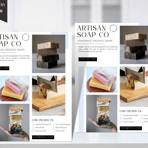 Soap Making Flyer - Etsy