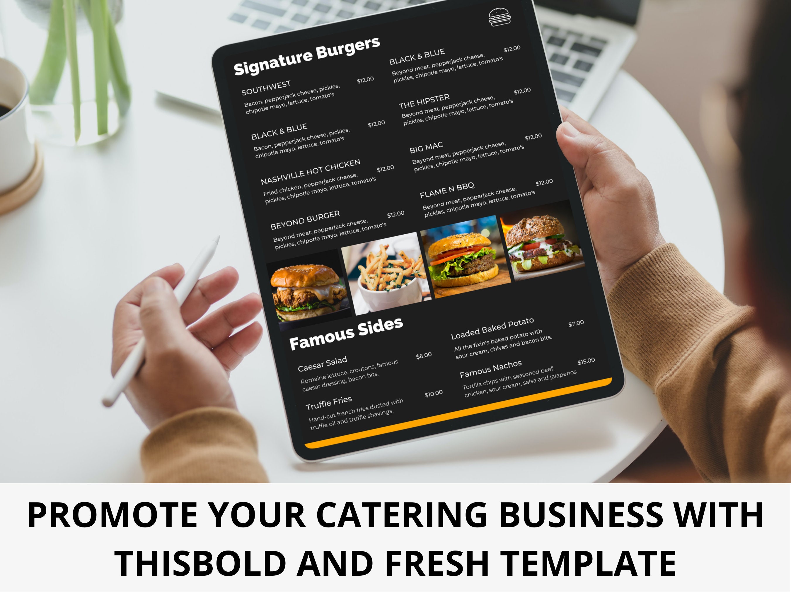 Burger Flyer DIY Canva Burger Flyer Template Editable US - Etsy