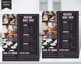 Bakery Flyer Sweets and Treats Flyer Bakery E-flyer Baking - Etsy